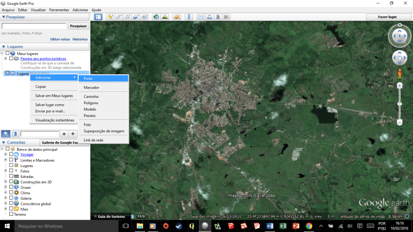 Criando Mapas Temáticos no Google Earth Pro – Rede Urbana