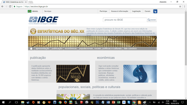 Como Pesquisar Dados no IBGE – Rede Urbana