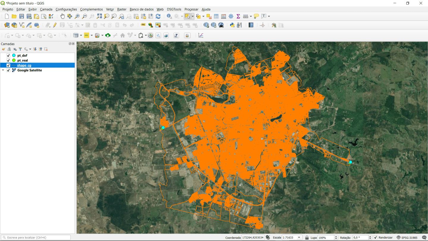 QGIS: Georreferenciando Arquivos Vetoriais com o Plugin Vector Bender