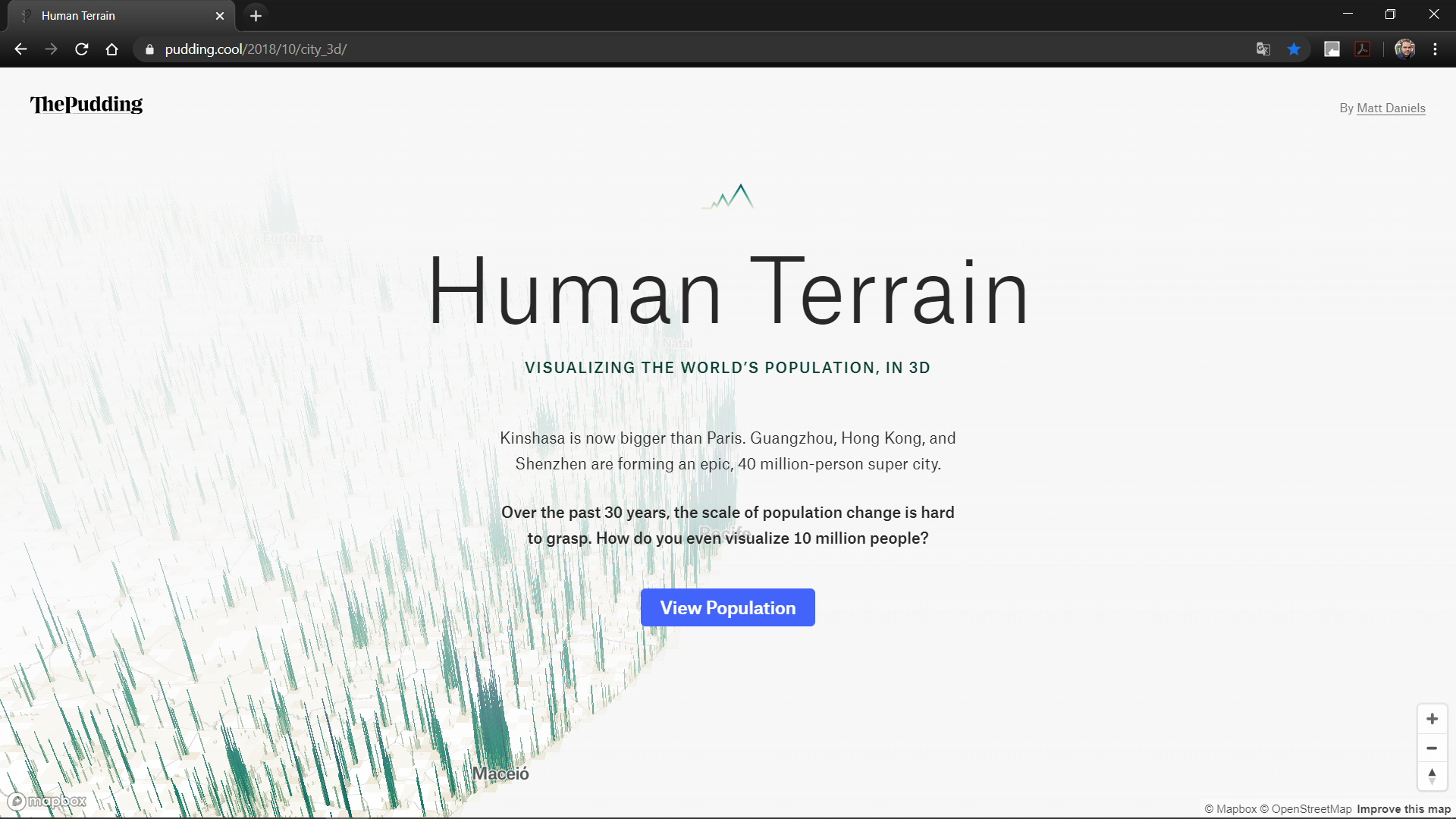 Human Terrain – Rede Urbana