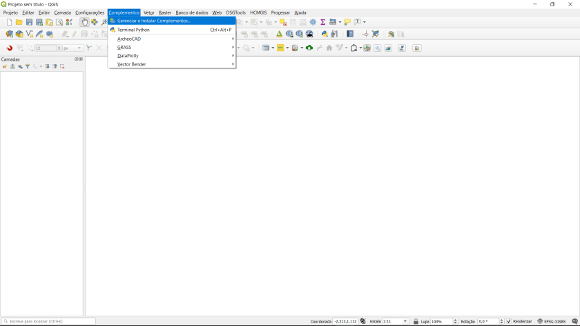 Place Syntax Tool para o QGIS 3 – Rede Urbana