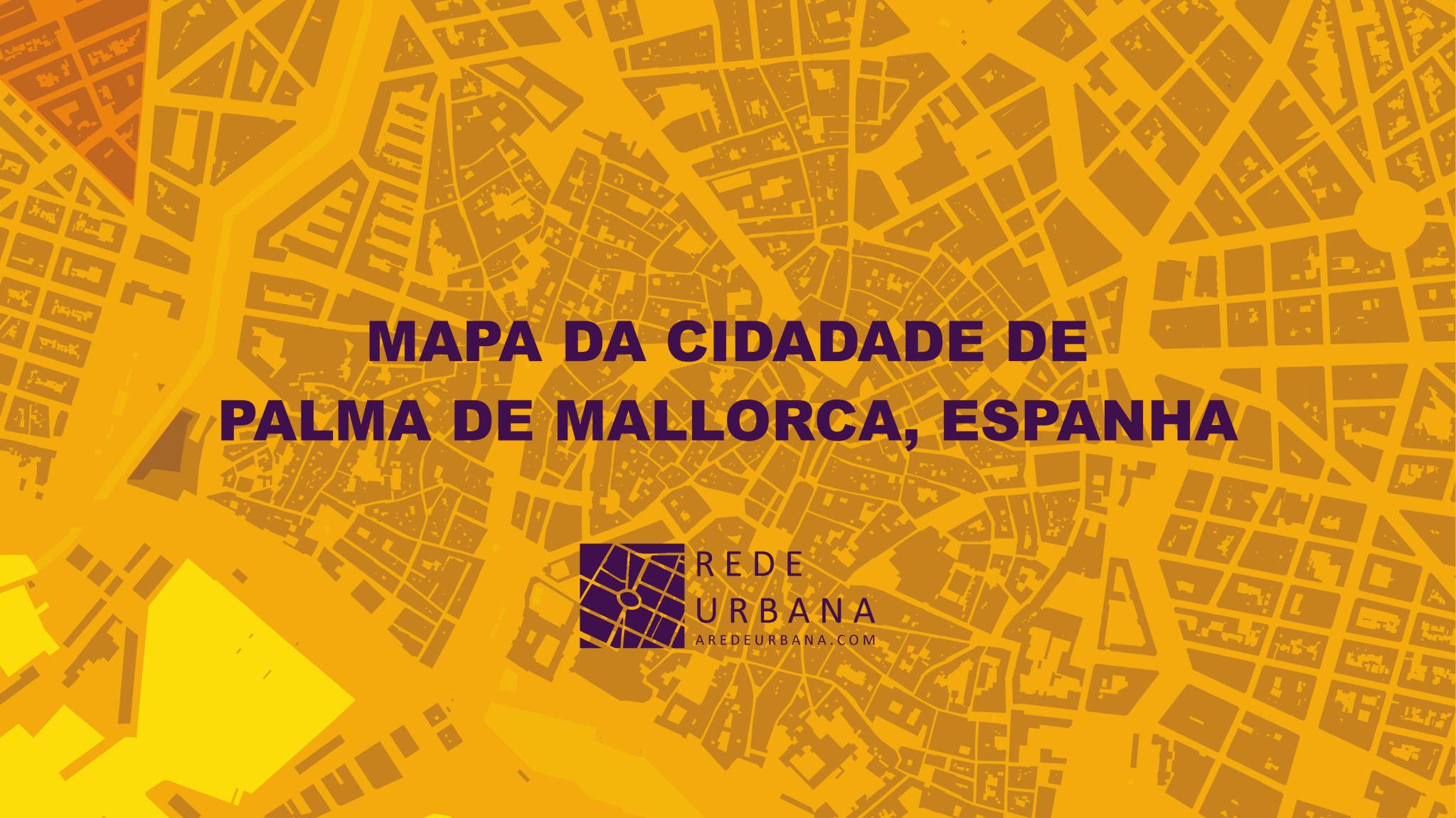 Mapa da Cidade de Palma de Mallorca, Espanha – Rede Urbana