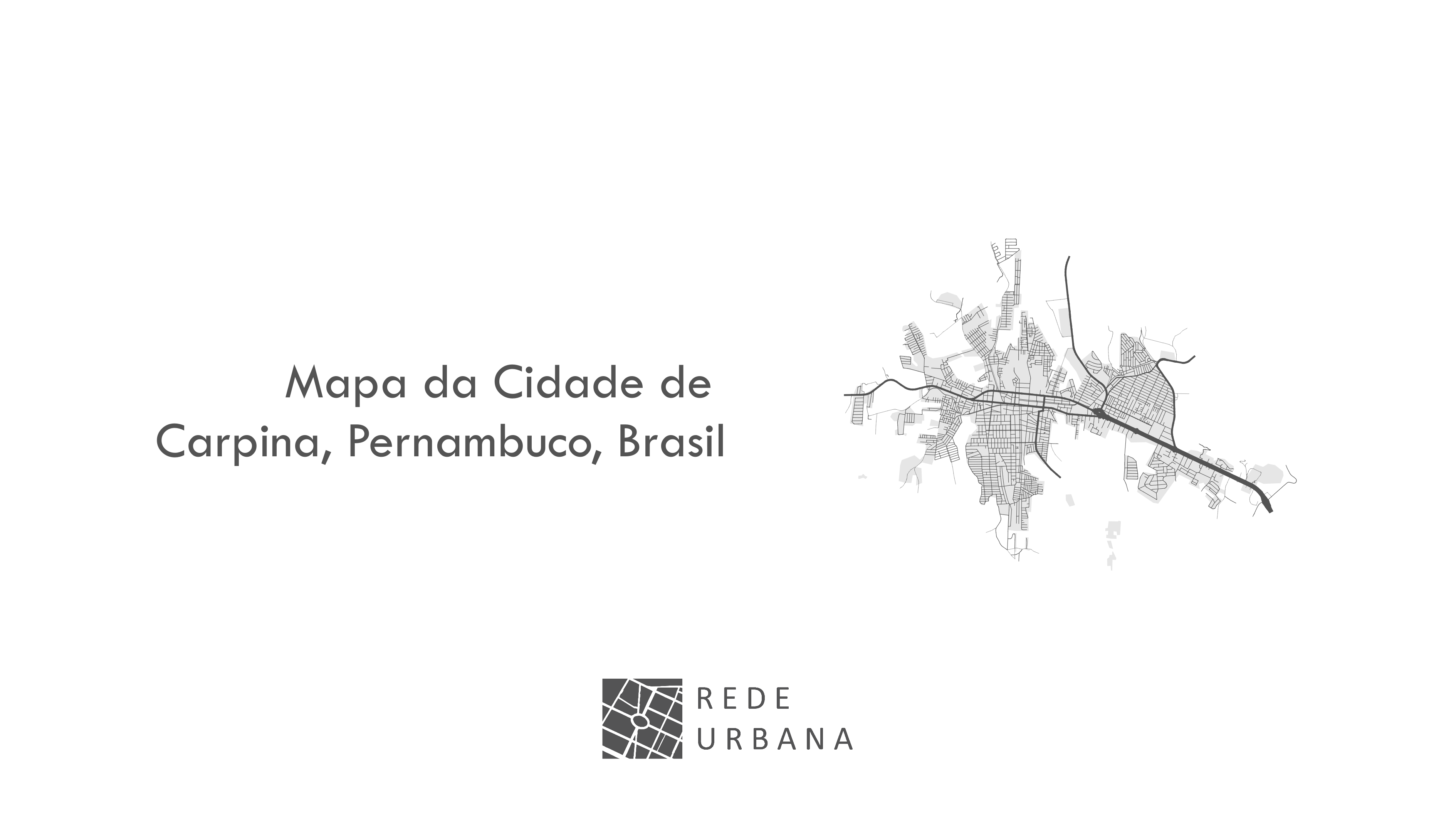 Mapa da Cidade de Carpina, Pernambuco, Brasil – Rede Urbana